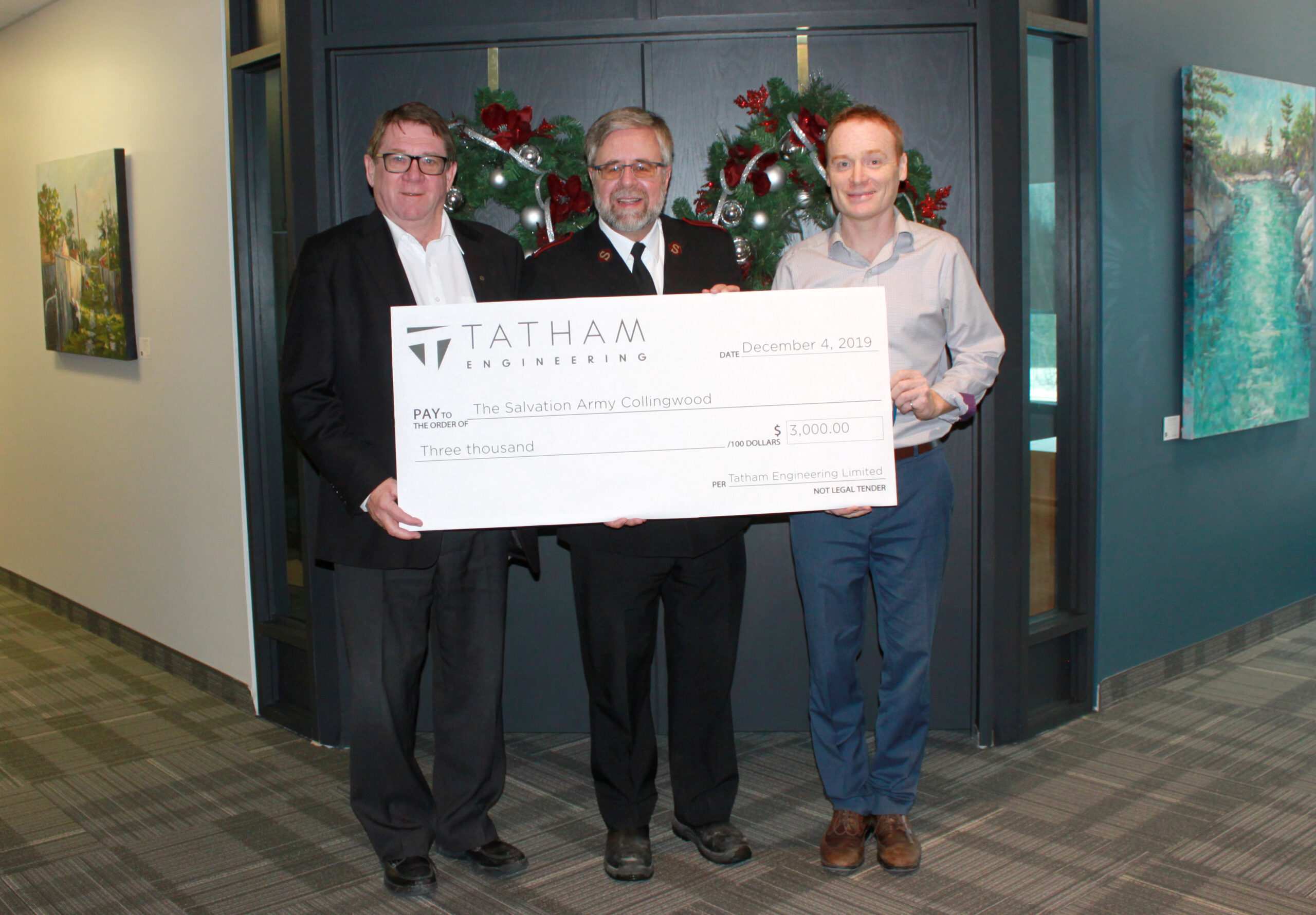 2019 Holiday Giving - Tatham Engineering