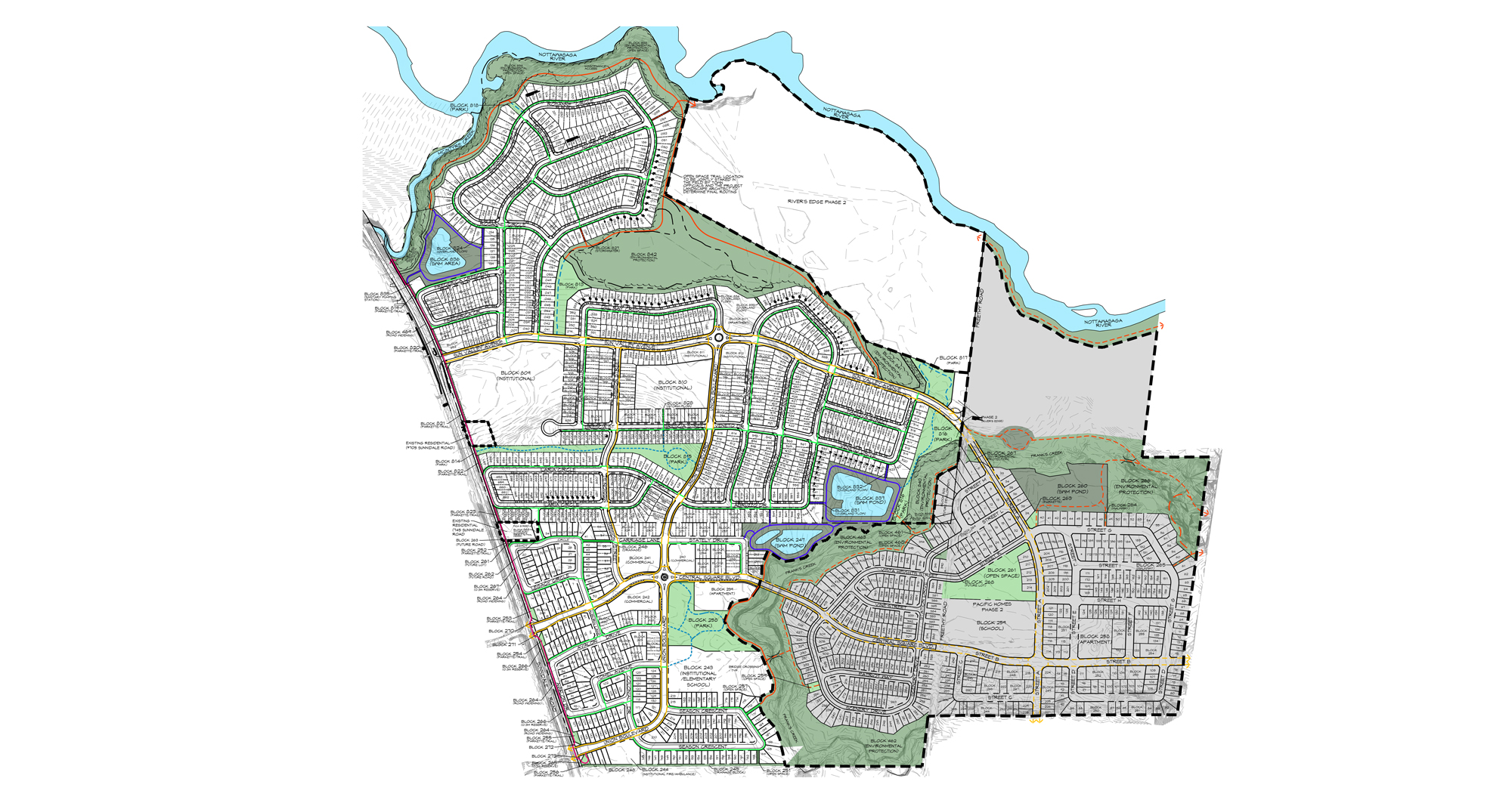 Rivers Edge Map