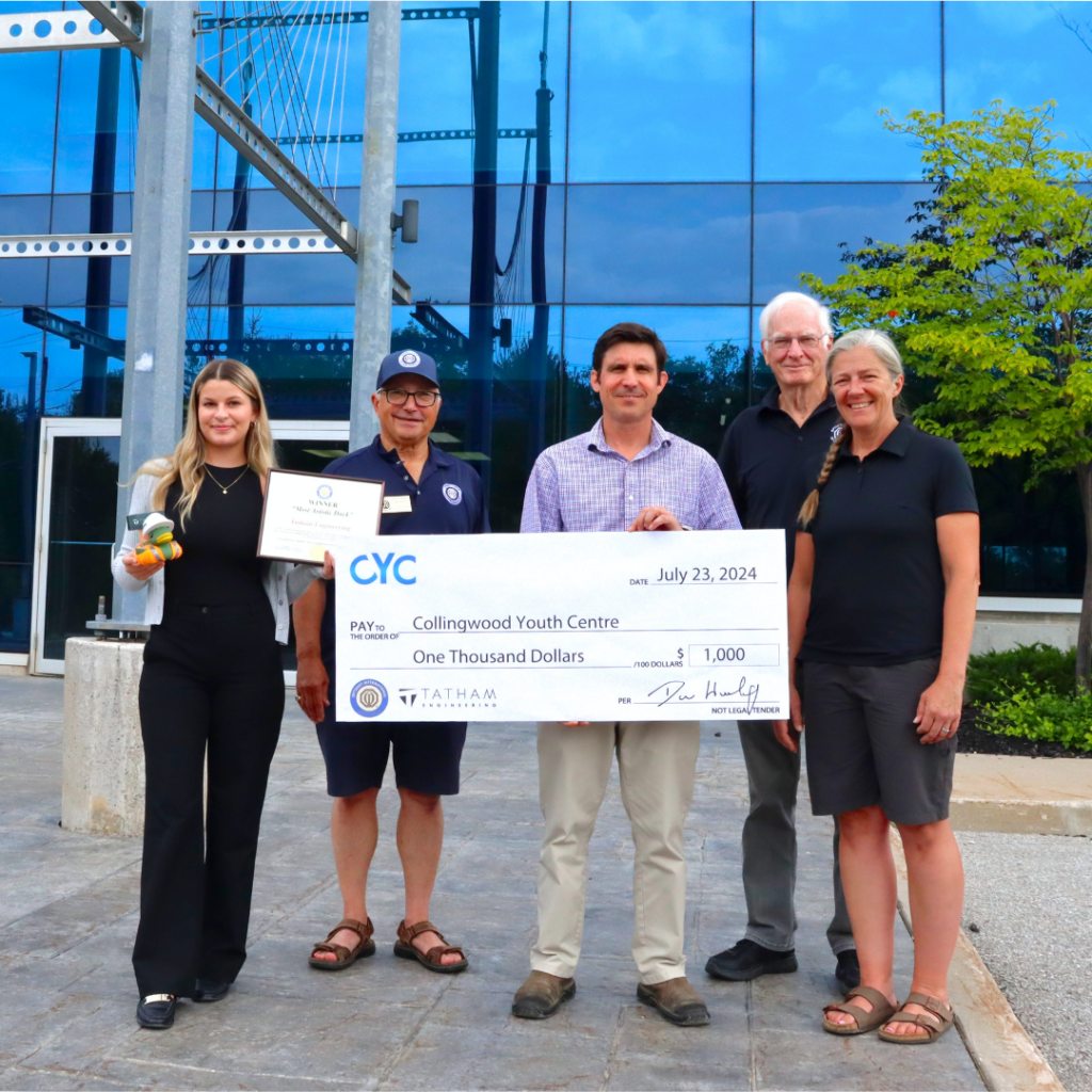 Tatham Participates in 19th Annual Collingwood Optimist Rubber Ducky ...